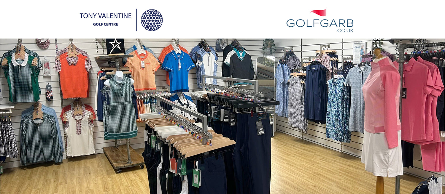 GolfGarb In Store at Tony Valentine Golf Centre