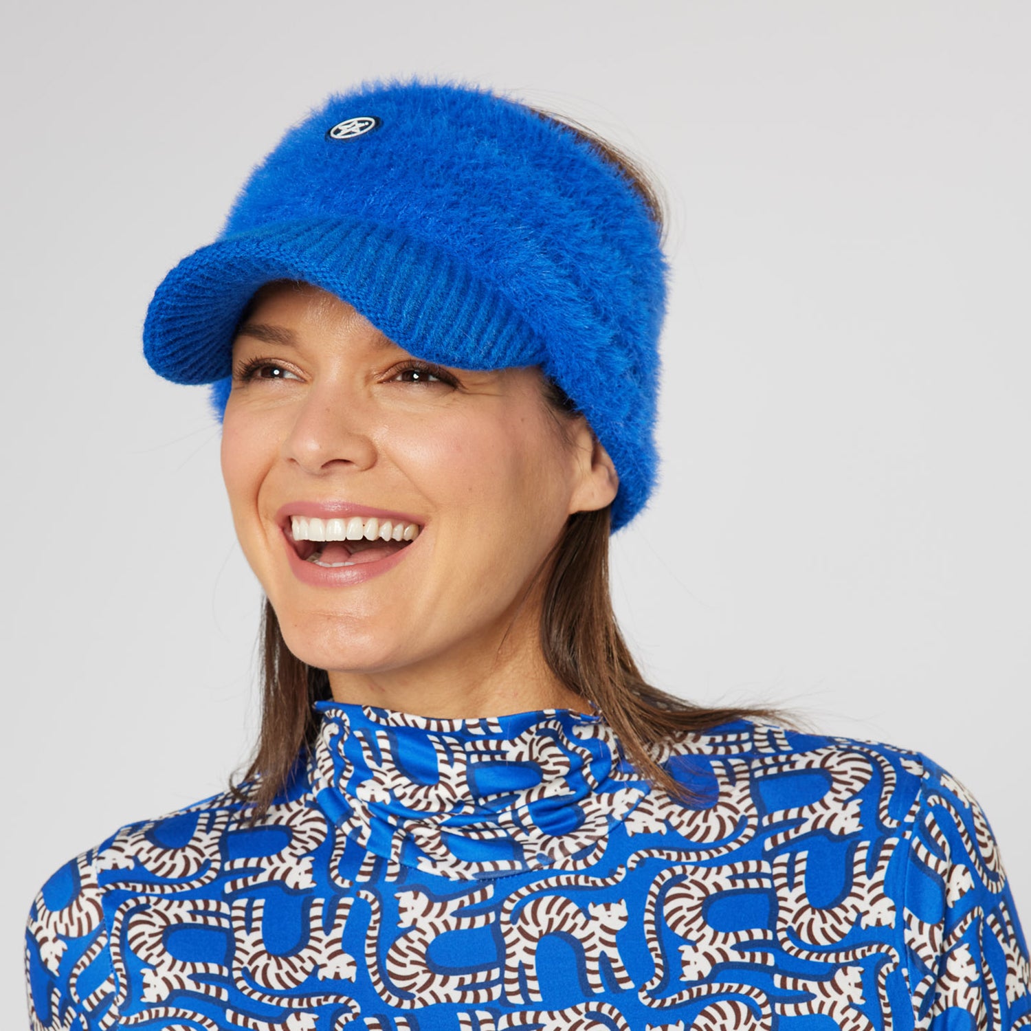 Swing Out Sister Ladies Faux Fur Visor – GolfGarb